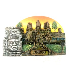 Cambodia Angkor Wat 3D Refrigerator Magnet Resin Travel Souvenirs ...