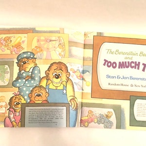 Vintage the Berenstain Bears and Too Much TV , Stan & Jan Berenstain ...