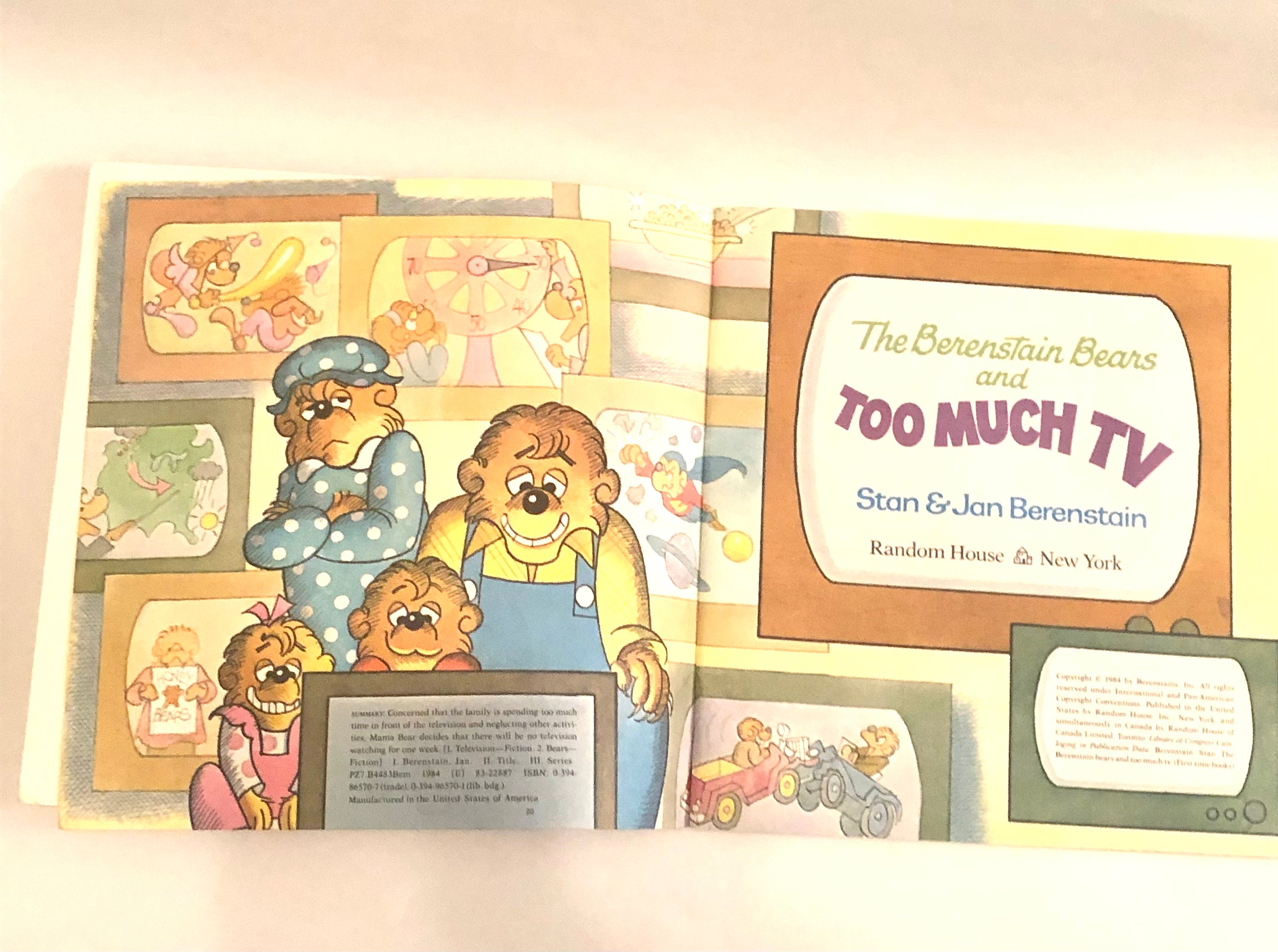 Vintage the Berenstain Bears and Too Much TV , Stan & Jan Berenstain ...
