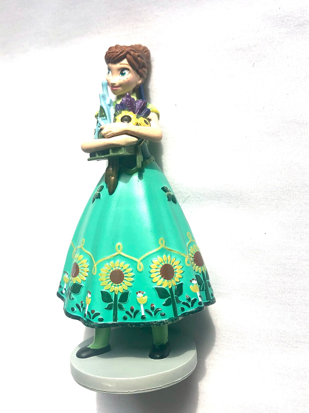 Frozen Movie Anna PVC Figure Disney Store 3.5 - Etsy