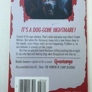 Vintage Goosebumps 32 the Barking Ghost R.L Stine Book 1995 - Etsy