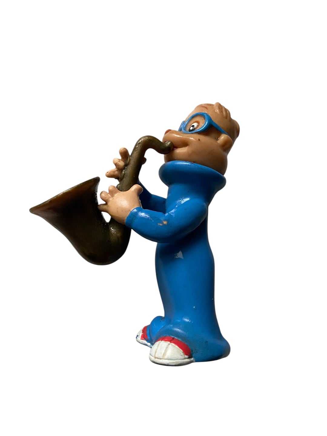 Alvin and the Chipmunks Simon Vintage Toy, Cake Topper Simon Figure ...