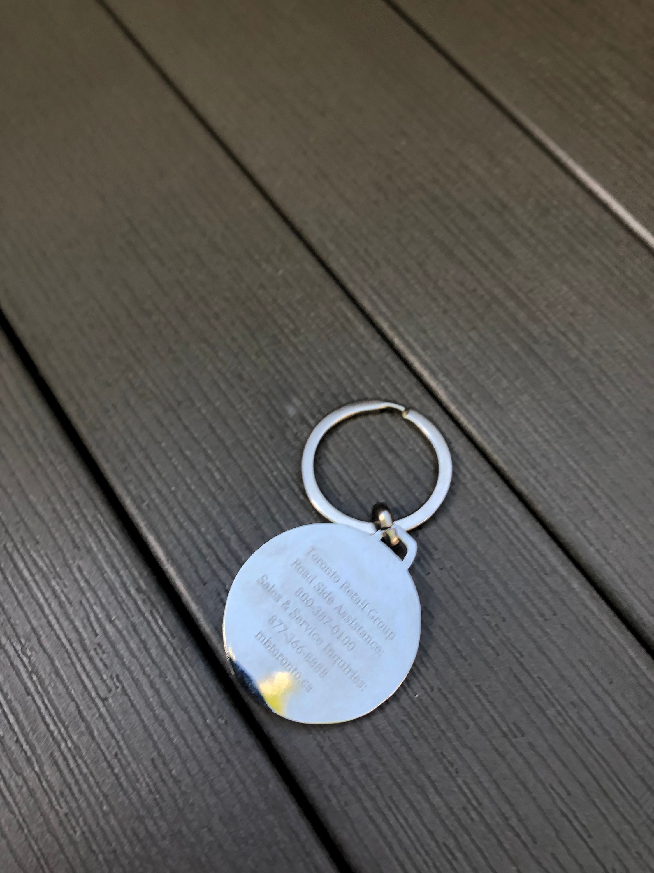 Vintage Two Chrome Mercedes Benz Keychains - Etsy