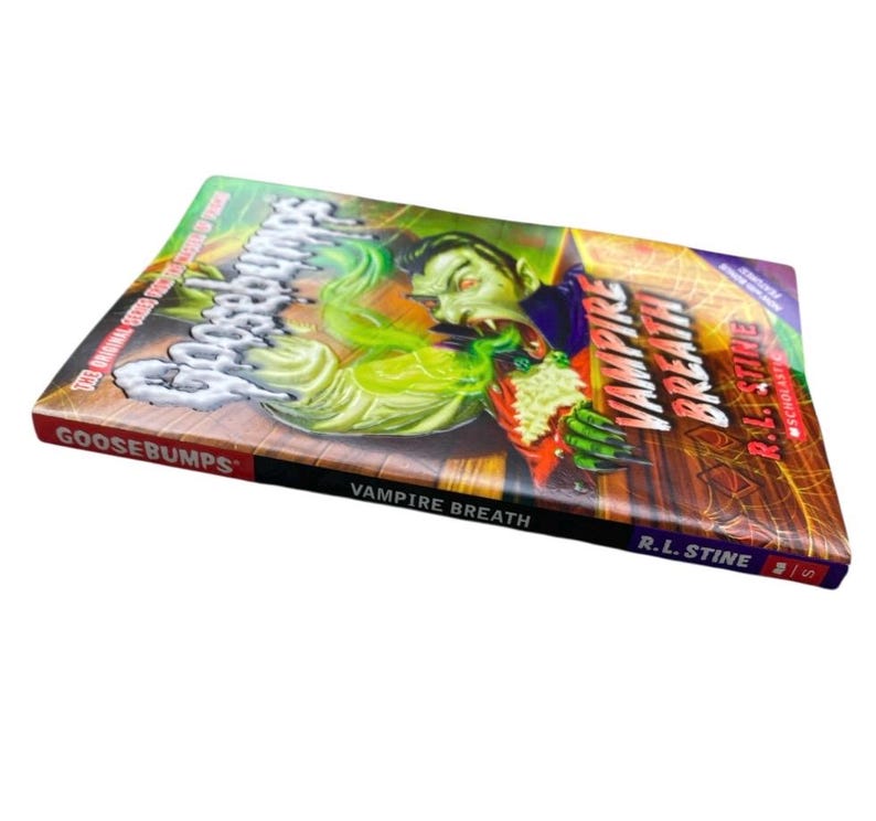 Goosebumps ~ Vampire Breath ~ by R.L. Stine Vintage Book - Etsy