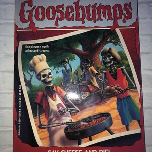 Vintage Goosebumps #4 Book “say Cheese and Die!”, R.L Stine, Scholastic ...