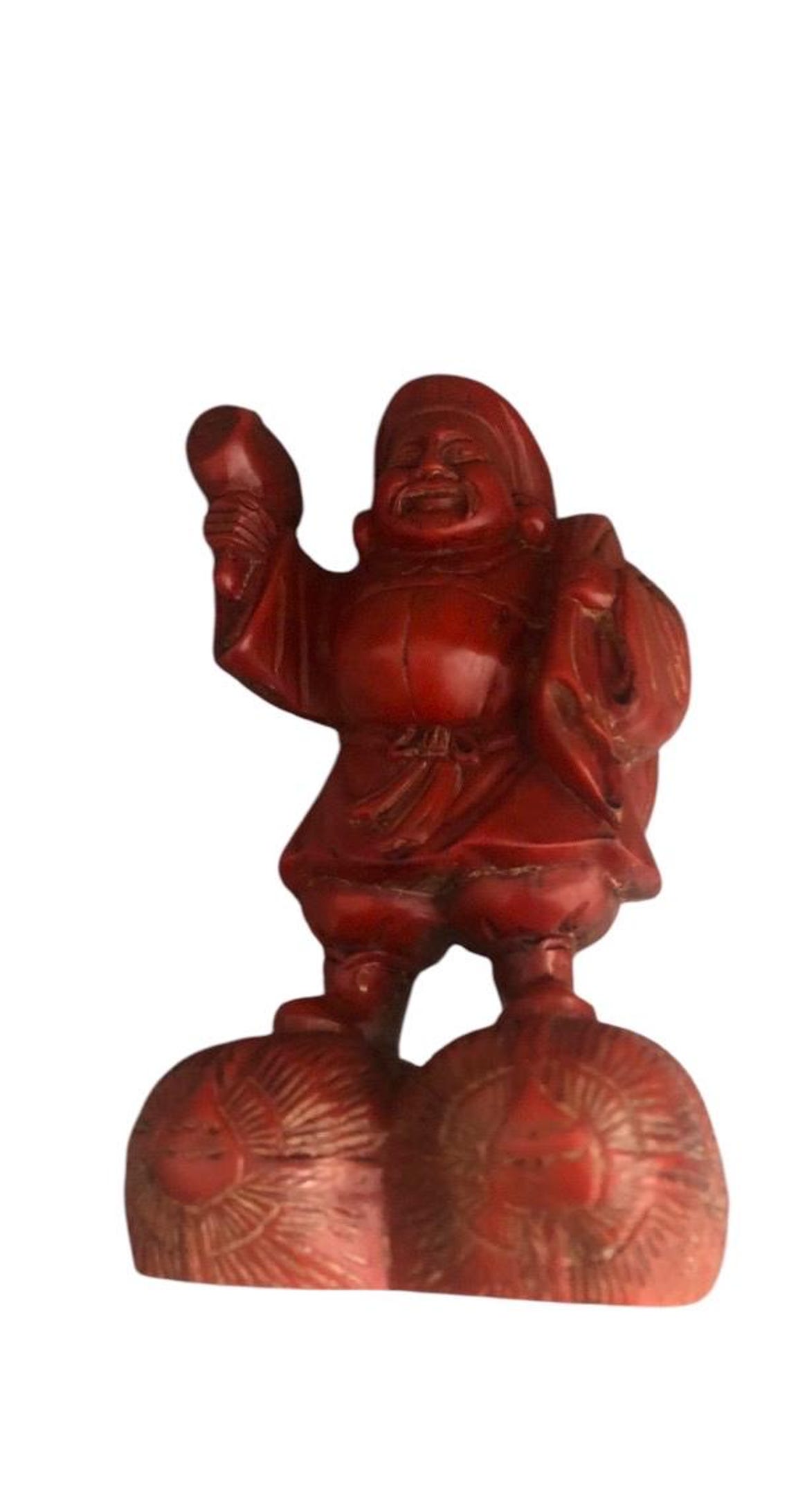 Vintage Daikoku God of Wealth Heavy Stone Very Rare Statue 7” - Etsy