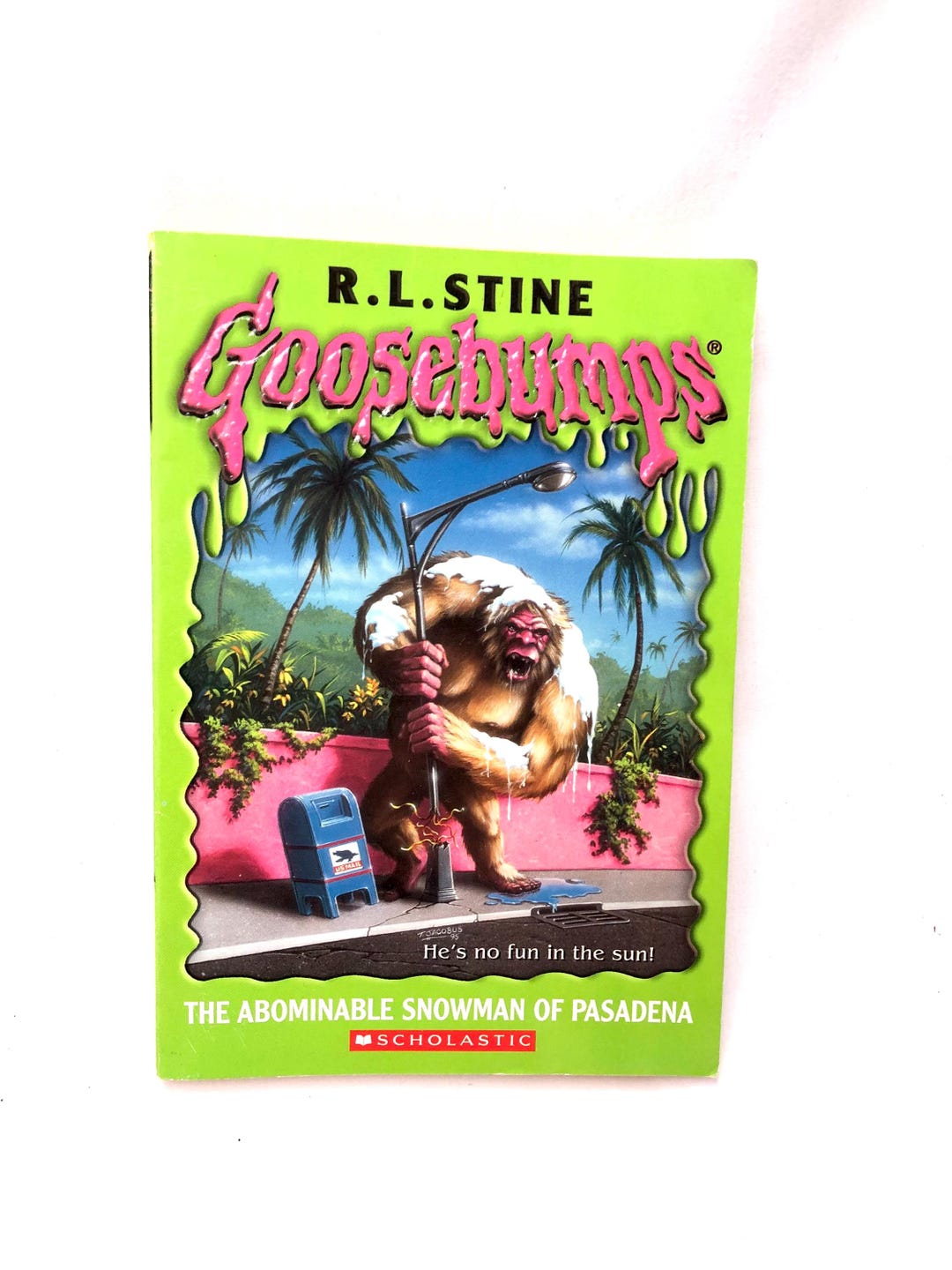Goosebumps ~ Abominable Snowman of Pasadena ~ Vintage Book by R. L ...