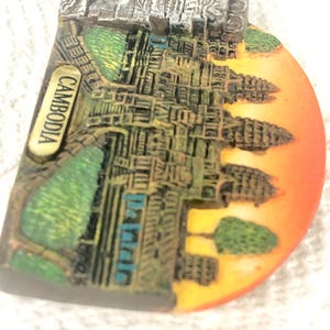 Cambodia Angkor Wat 3D Refrigerator Magnet Resin Travel Souvenirs ...