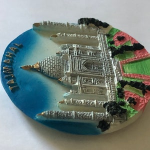 Taj Mahal India 3D Resin Fridge Magnet Souvenir - Etsy