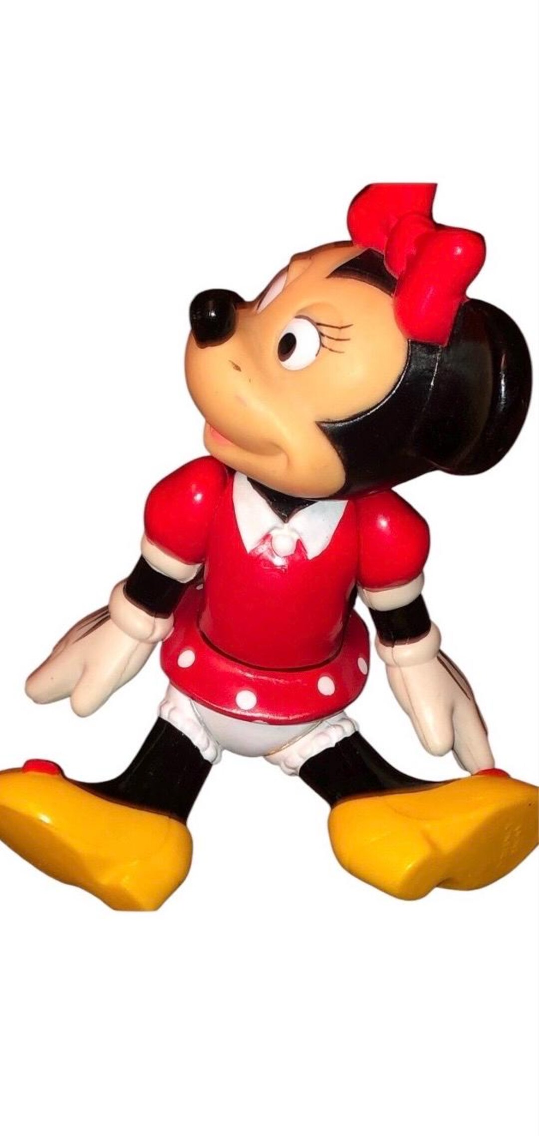 Vintage Minnie Mouse Hard Plastic Posable Figure Disney Mouse 7 1/4 - Etsy