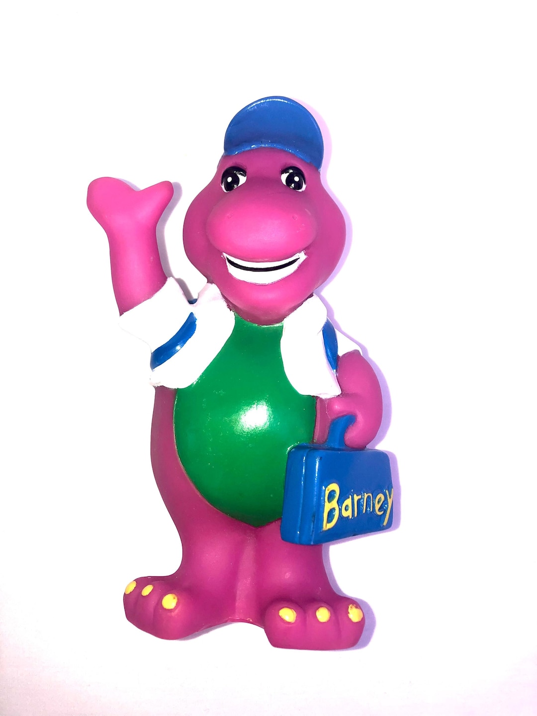 Barney the Dinosaur Coin Bank Piggy Bank Vintage Toy 1992 - Etsy