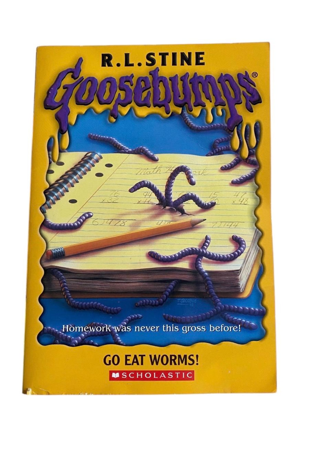 Goosebumps # 21 ~ Go Eat Worms! ~ by R. L. Stine Vintage Book - Etsy