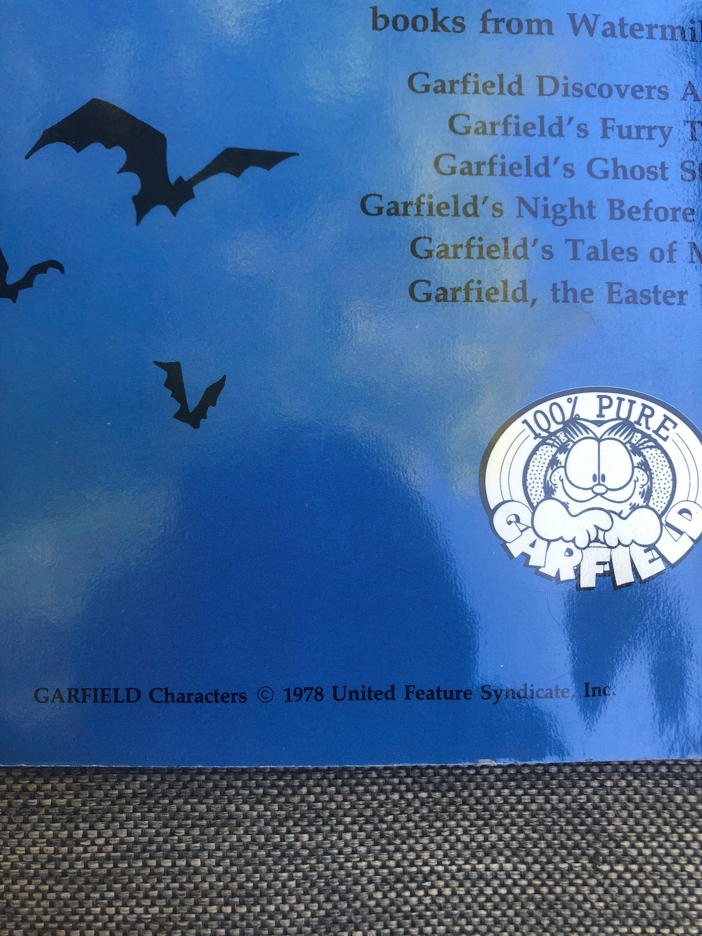 Vintage Garfields Scary Tales Book - Etsy