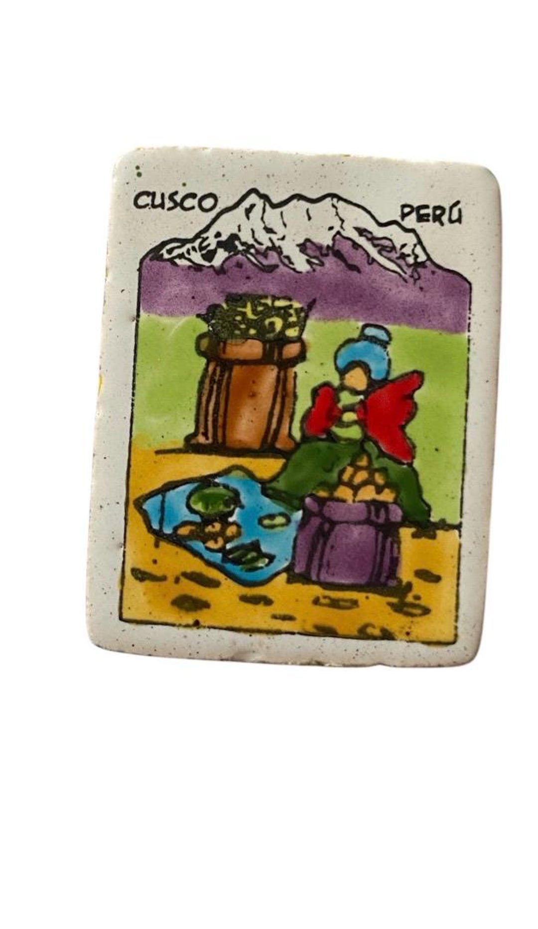 Cusco Peru Refrigerator Magnet, Vintage Mini Resin Fridge Magnet, Peru ...