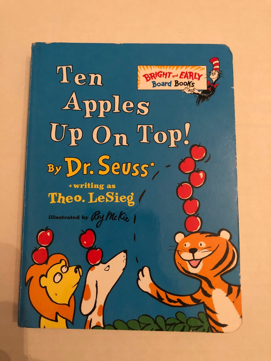Vintage Dr. Seuss Ten Apples up on Top, Little Book 1989 - Etsy