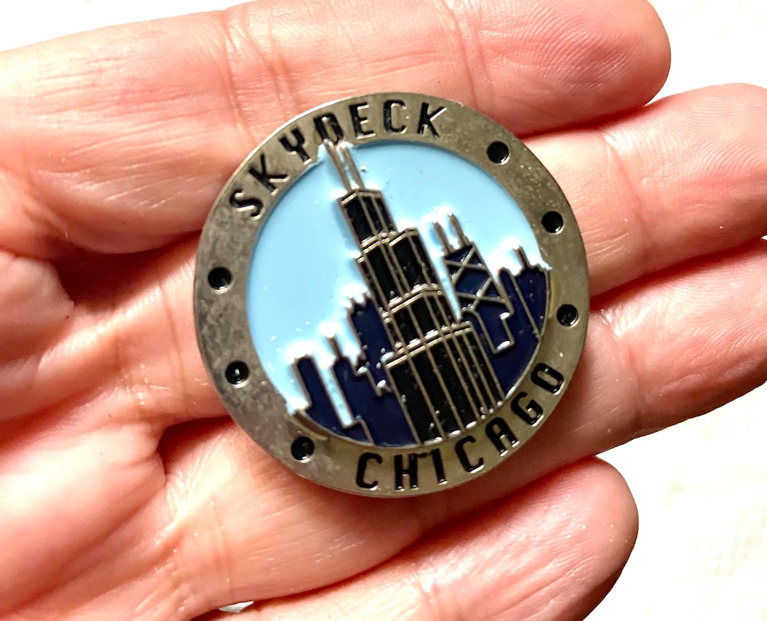 Chicago Skydeck Vintage Refrigerator Magnet, Chicago Souvenir - Etsy
