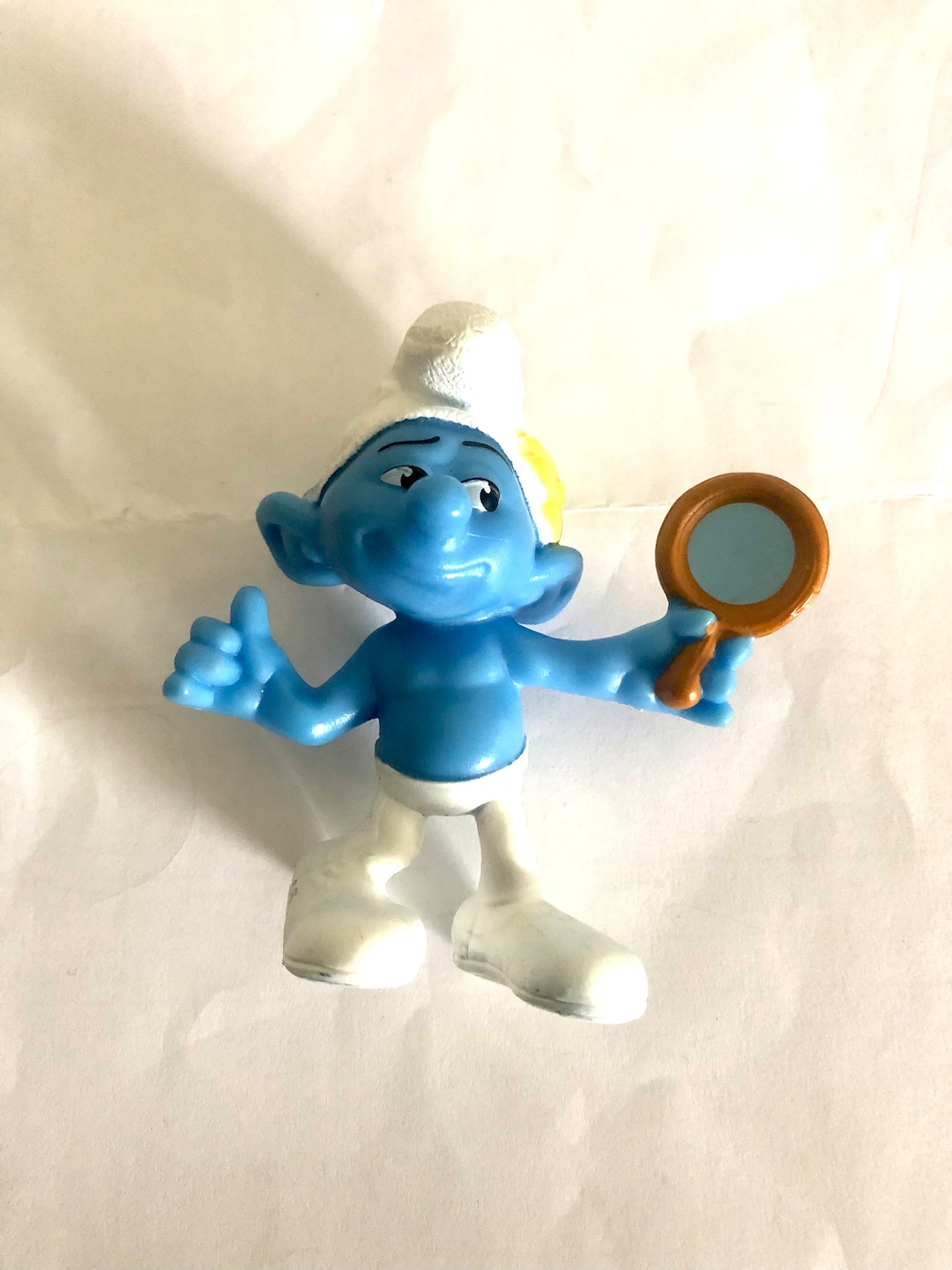 Vintage Smurfs Vanity With Mirror Peyo Mcdonalds Happy Meal Toy - Etsy