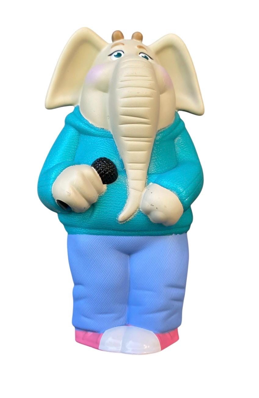 Sing Happy Meal Toy #4 Meena Elephant 4" Mcdonald 2016, ( With Sound ...
