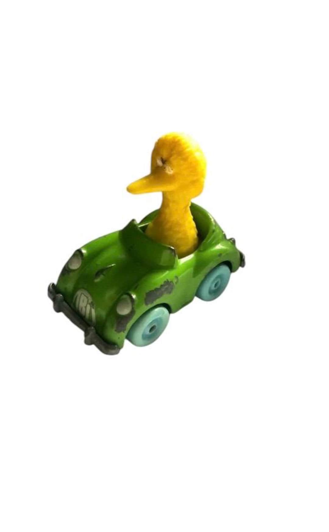 Vintage Sesame Street Die Cast BIG BIRD Car Vehicle Hasbro Muppets 1981 ...