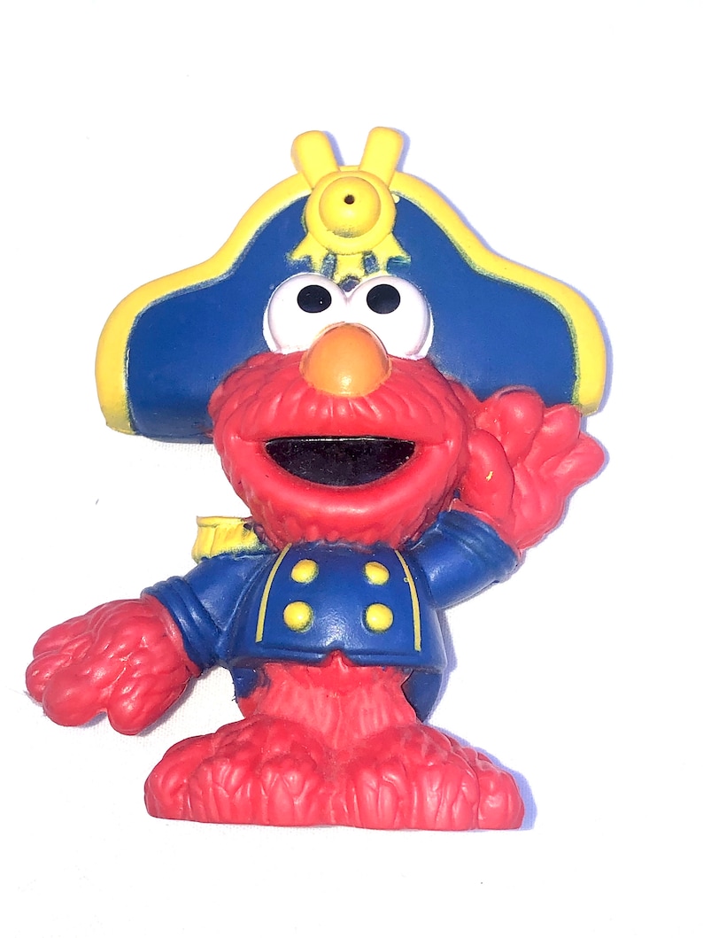 Sesame Street Squishy Plastic Nautical Figure Captain Elmo Rare 3" - Etsy