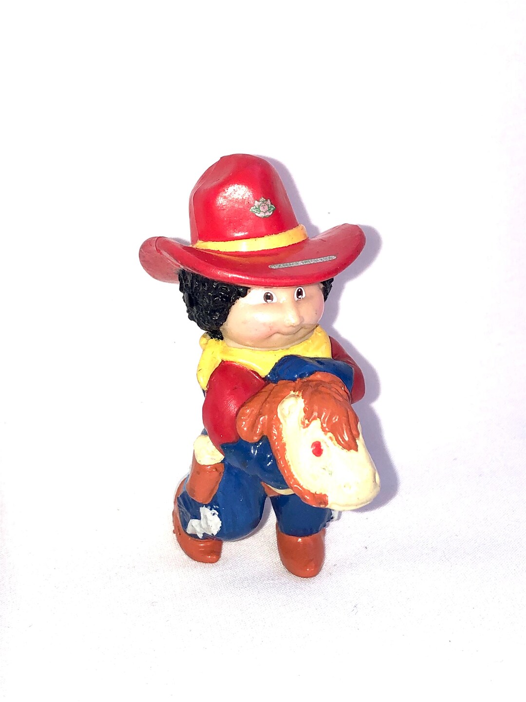 Cabbage Patch Kids PVC Figure CPK Cowboy Hat Stick Horse Western ...