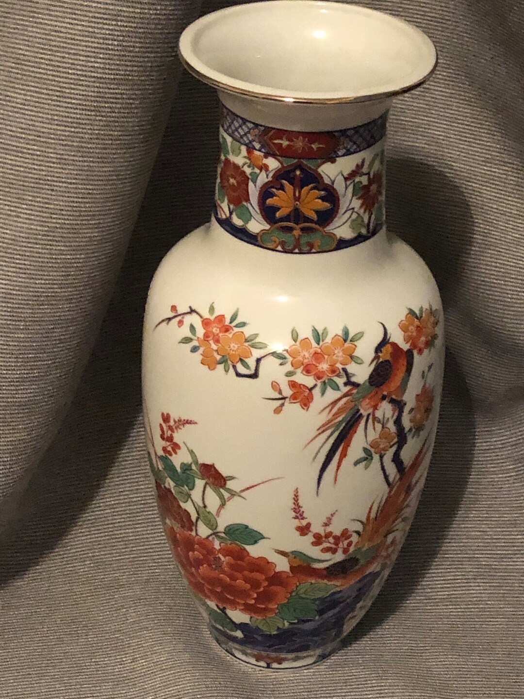 Vintage 1980 Shogun Dynasty Imports Japanese Porcelain Vase - Etsy