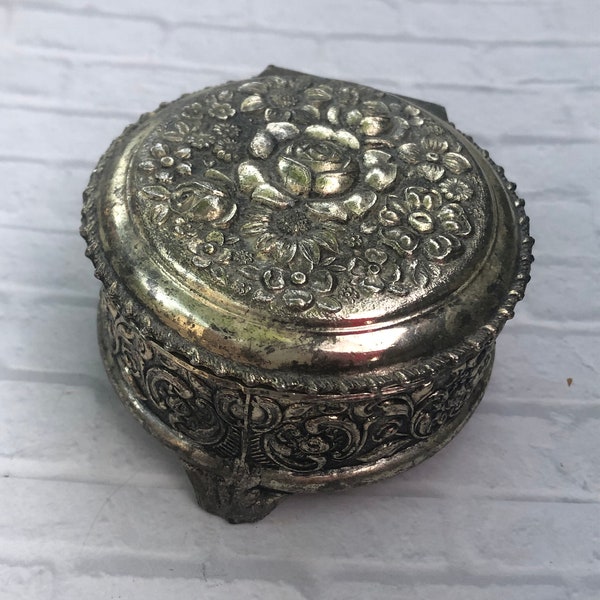 Metal Trinket Box - Etsy