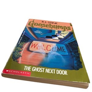 Goosebumps #10 ~ the Ghost Next Door ~ by R.L. Stine Vintage Book 1993 ...