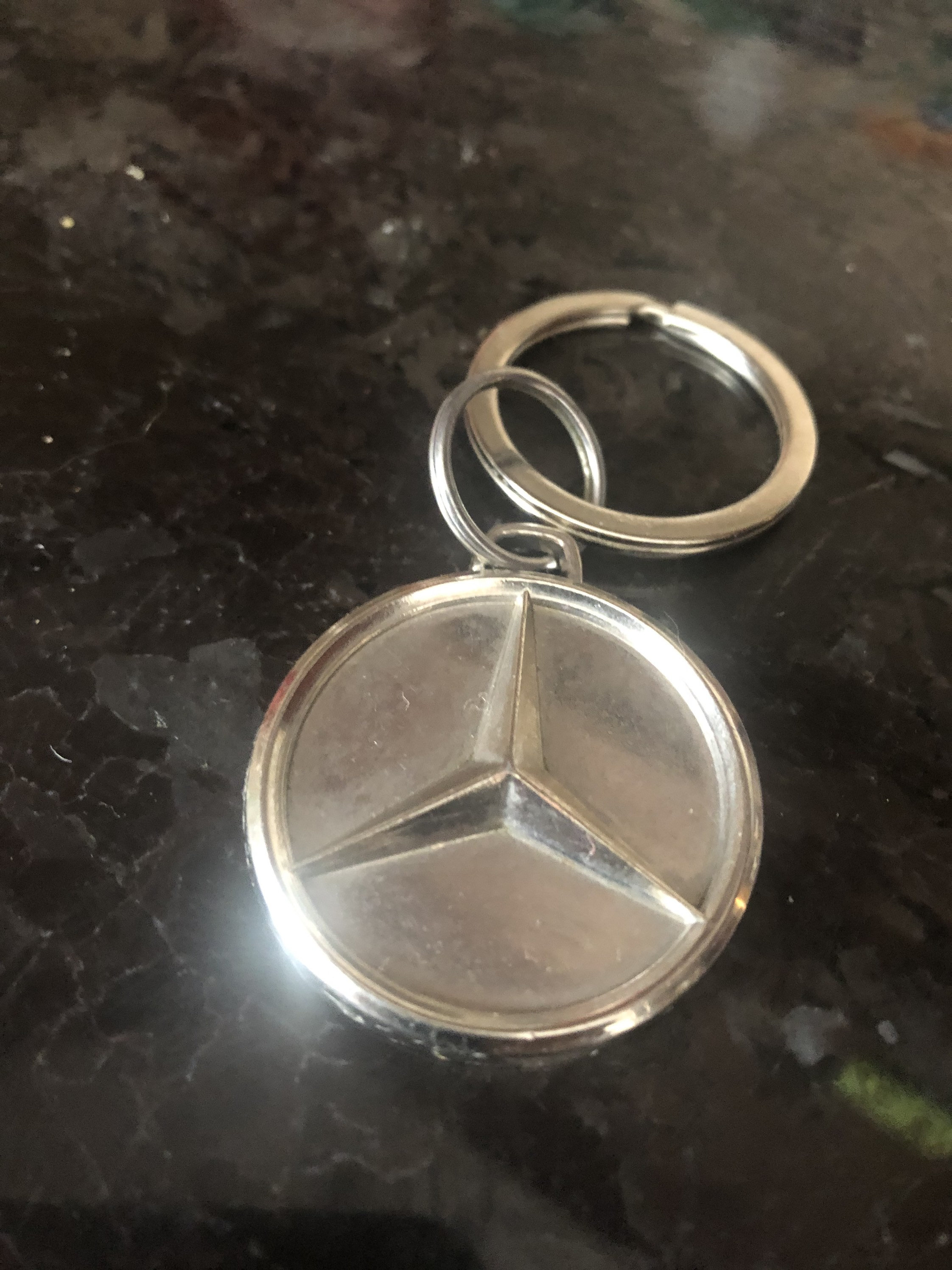 Vintage Mercedes Benz Star Keychain - Etsy