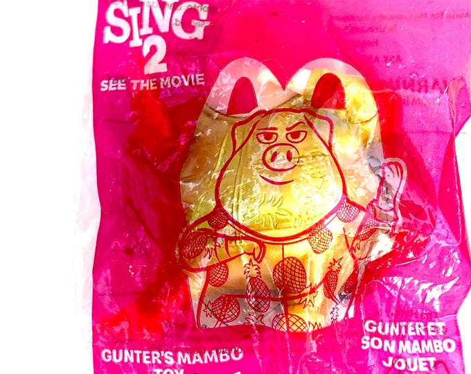 SING 2 GUNTERS MAMBO Mcdonald Happy Meal Toy Sealed 2021 - Etsy