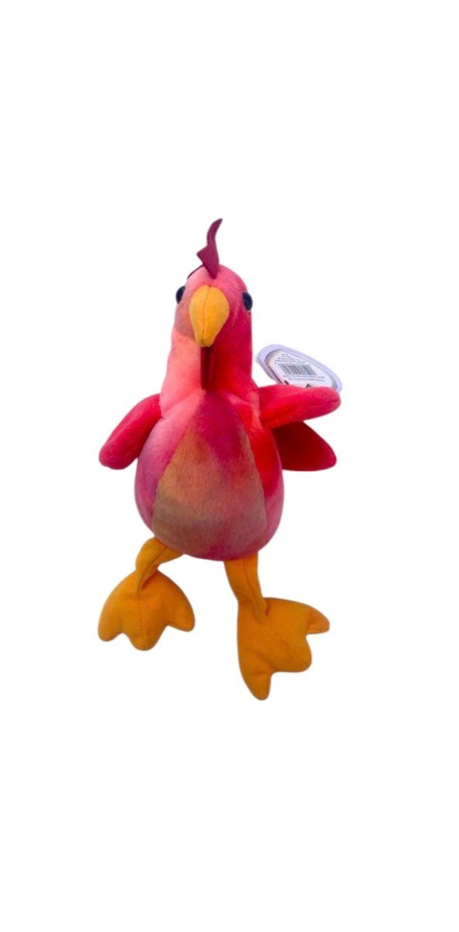 Ty Beanie Baby Strut the Rooster Date of Birth: March 8, 1996 Rare - Etsy