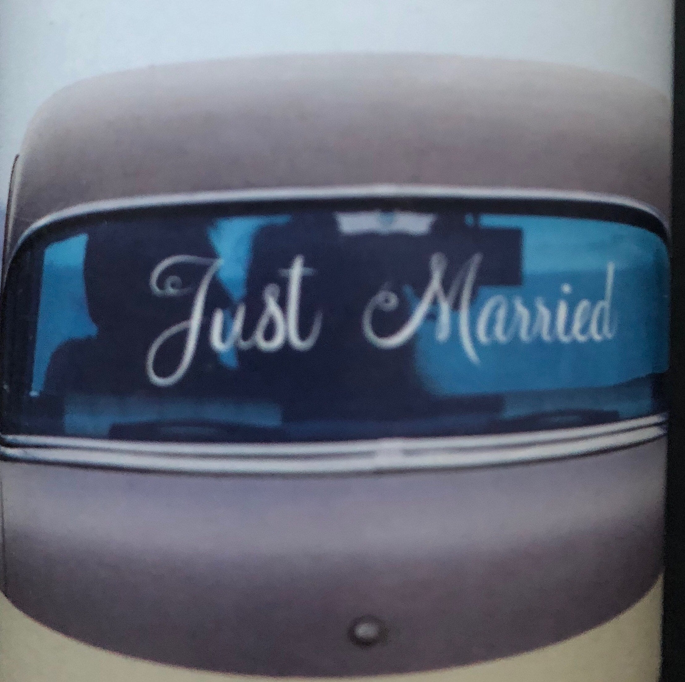 Just Married Car Decal Wedding Car Decoration | Etsy