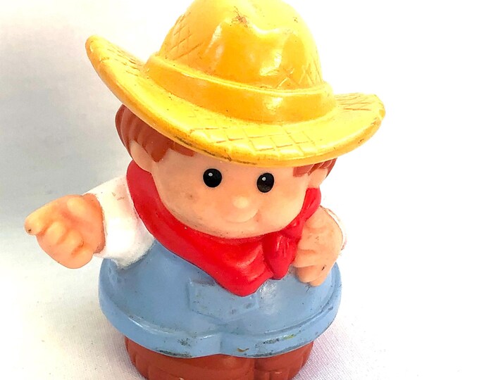 Fisher Price Little People Barn Farmer Boy Vintage Toy 1997 - Etsy