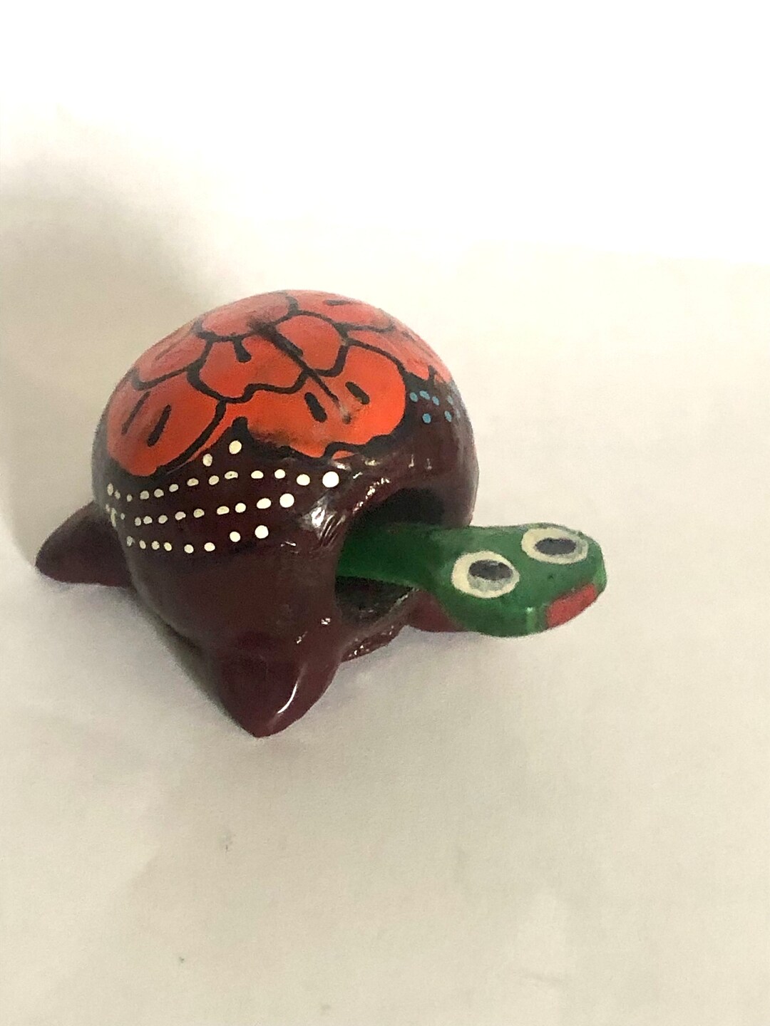 Turtle Mexican Folk Art Nodder Bobblehead Miniature Toy Hand Painted - Etsy