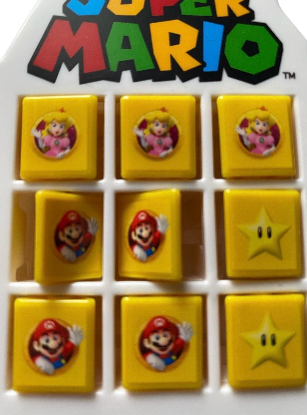 Super Mario ~ Mario and Peach Tic Tac Toe Mcdonald’s Happy Meal Toy - Etsy