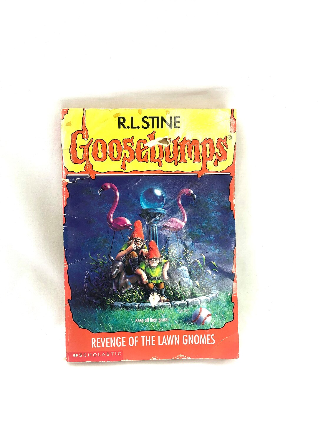 Goosebumps Vintage Book # 34 Revenge of the Lawn Gnomes R.L. Stine 1995 ...