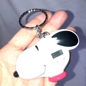 Snoopy Peanuts 50th Anniversary Plastic Vintage Clock Keychain - Etsy