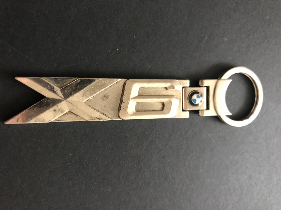 Vintage BMW X6 Chrome Car Keychain - Etsy