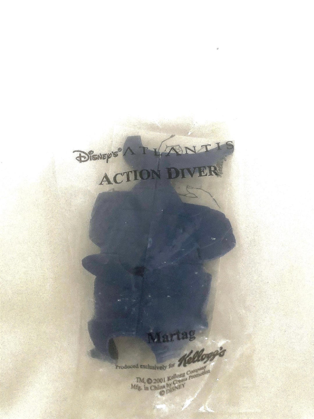 Vintage Kellogg's Cereal Toy 2001 Disney's Atlantis Action Diver Martag ...