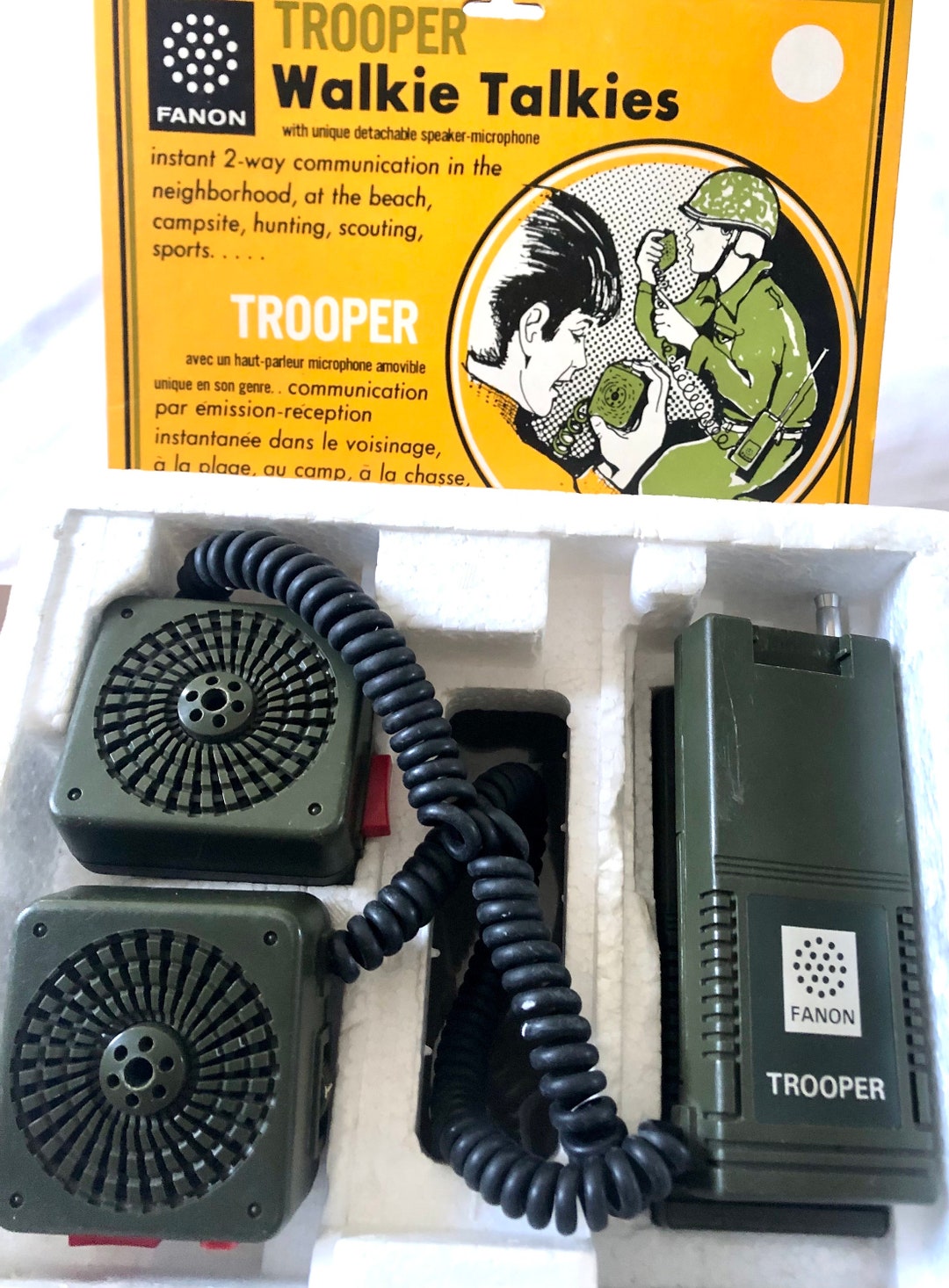 Fanon Trooper Walkie Talkies With Unique Detachable Speaker Microphone ...