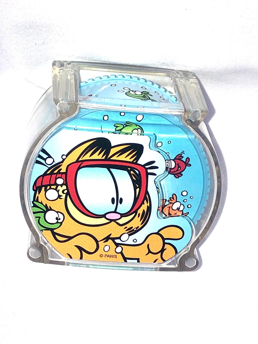 Garfield Wendy's PAWS Toy 100% Pure GARFIELD ~ Aquarium / Fish Bowl ...