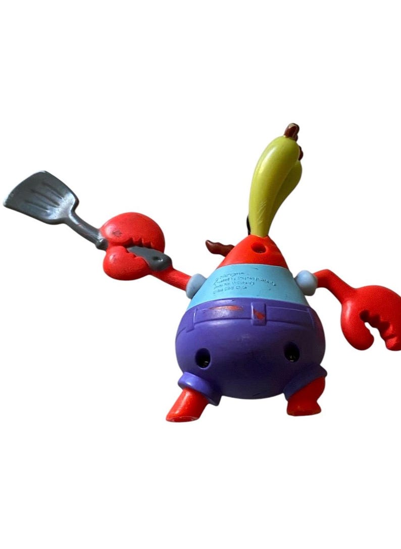 Spongebob Squarepants Mr. Krabs Fencing # 16 Mcdonalds Happy Meal Toy ...