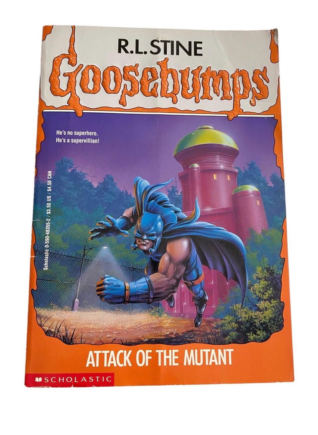 Goosebumps #25 ~ Attack of the Mutant ~ by R.L. Stine ~ Vintage ...