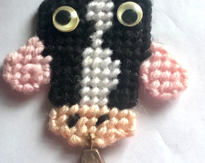 Vintage Cow Crochet Refrigerator Magnet - Etsy