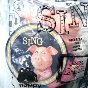 Sing Movie Rosita Pig Happy Meal Vintage Toy Mom Reese Witherspoon ...