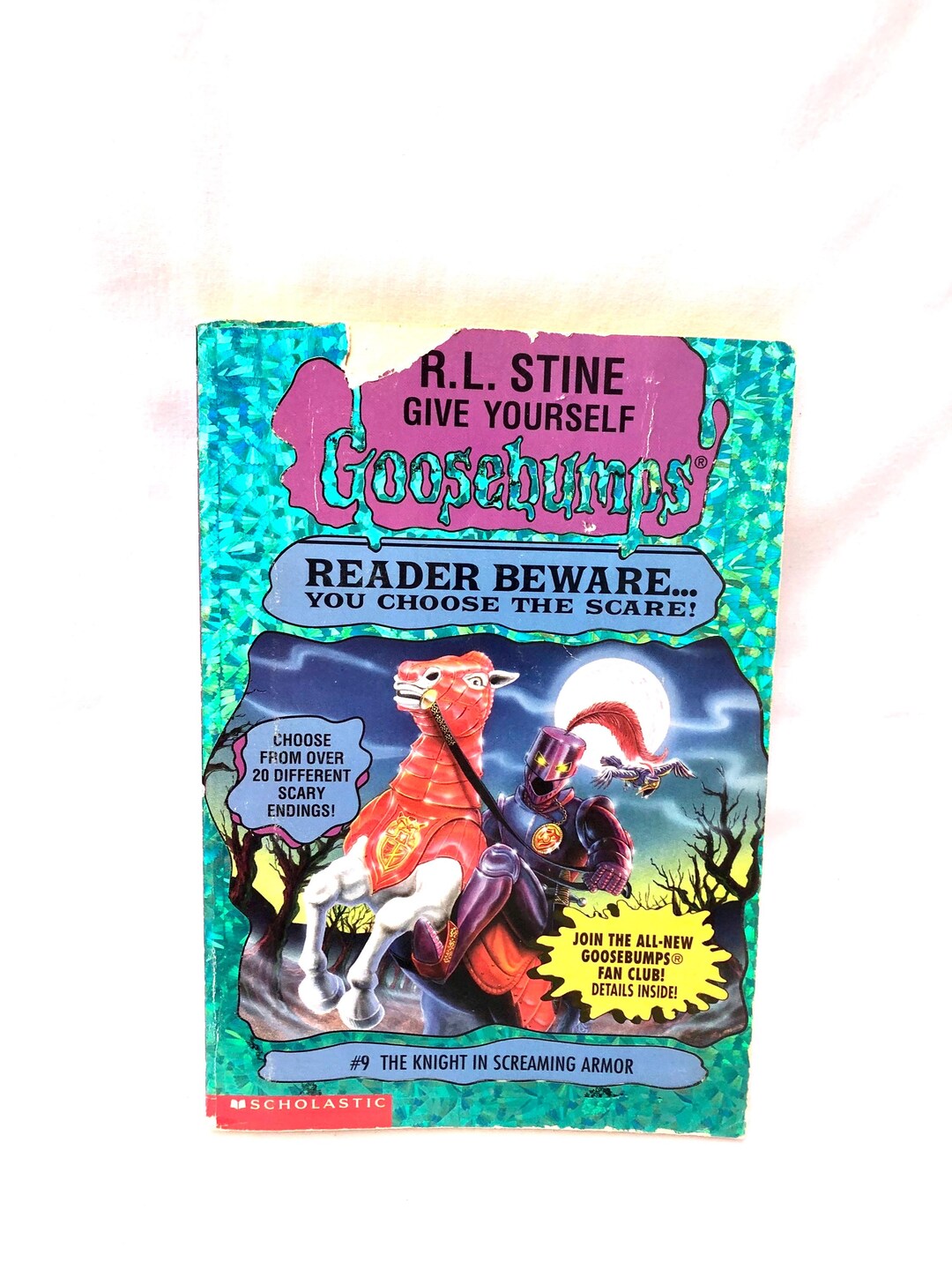 Give Yourself Goosebumps # 9 ~ the Knight in Screaming Armor ~ by R L ...