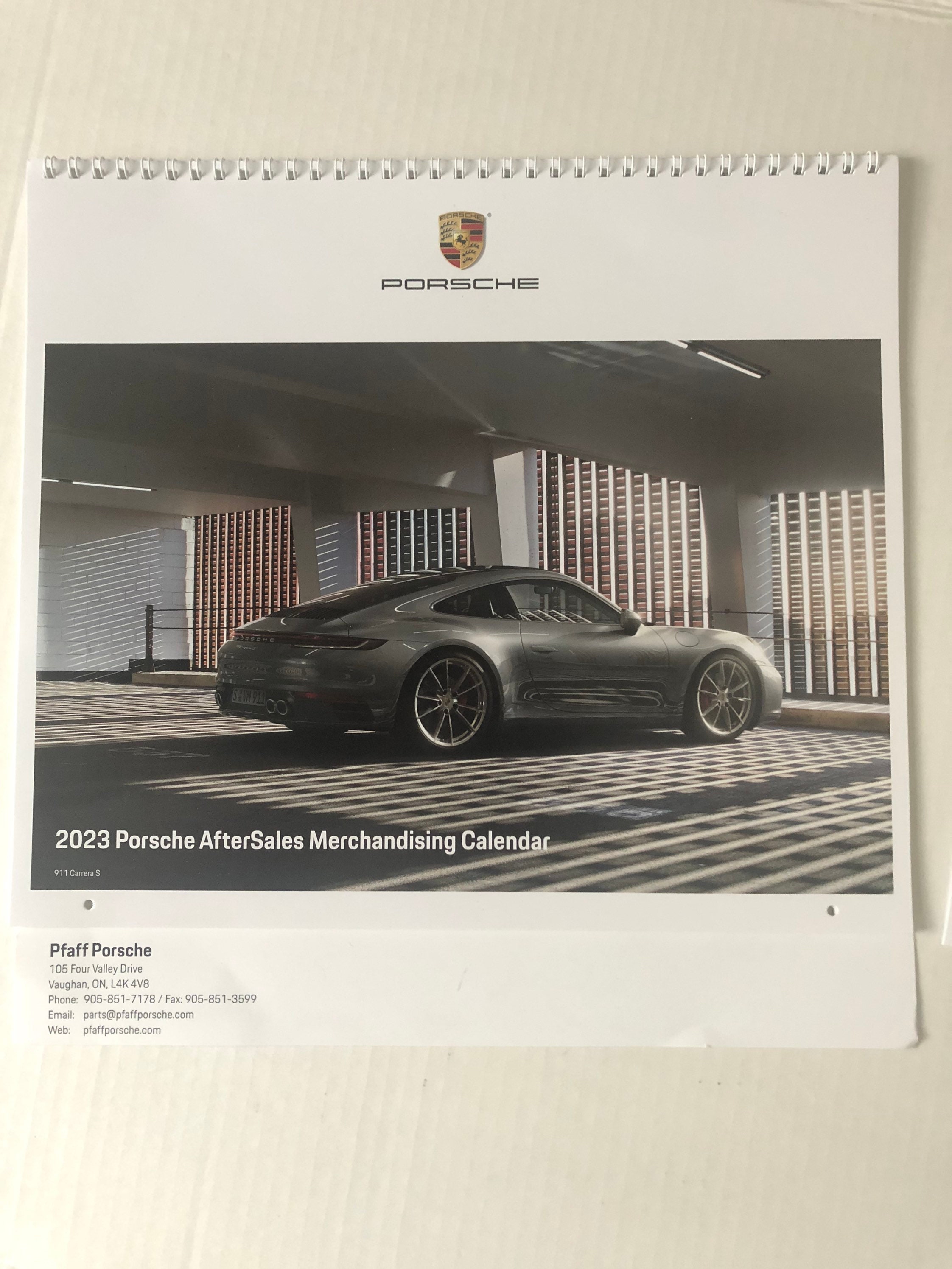 2023 Porsche Aftersales Merchandising Wall and Table Calendars - Etsy