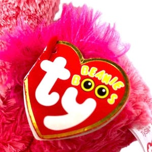 Ty Beanie Boo Gilda Pink Flamingo Vintage Collectable Beanie Plush Toy ...