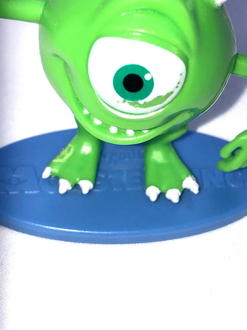 Disney Pixar Monsters Inc Mike Wazowski Pvc Vintage Toy, Cake Topper ...