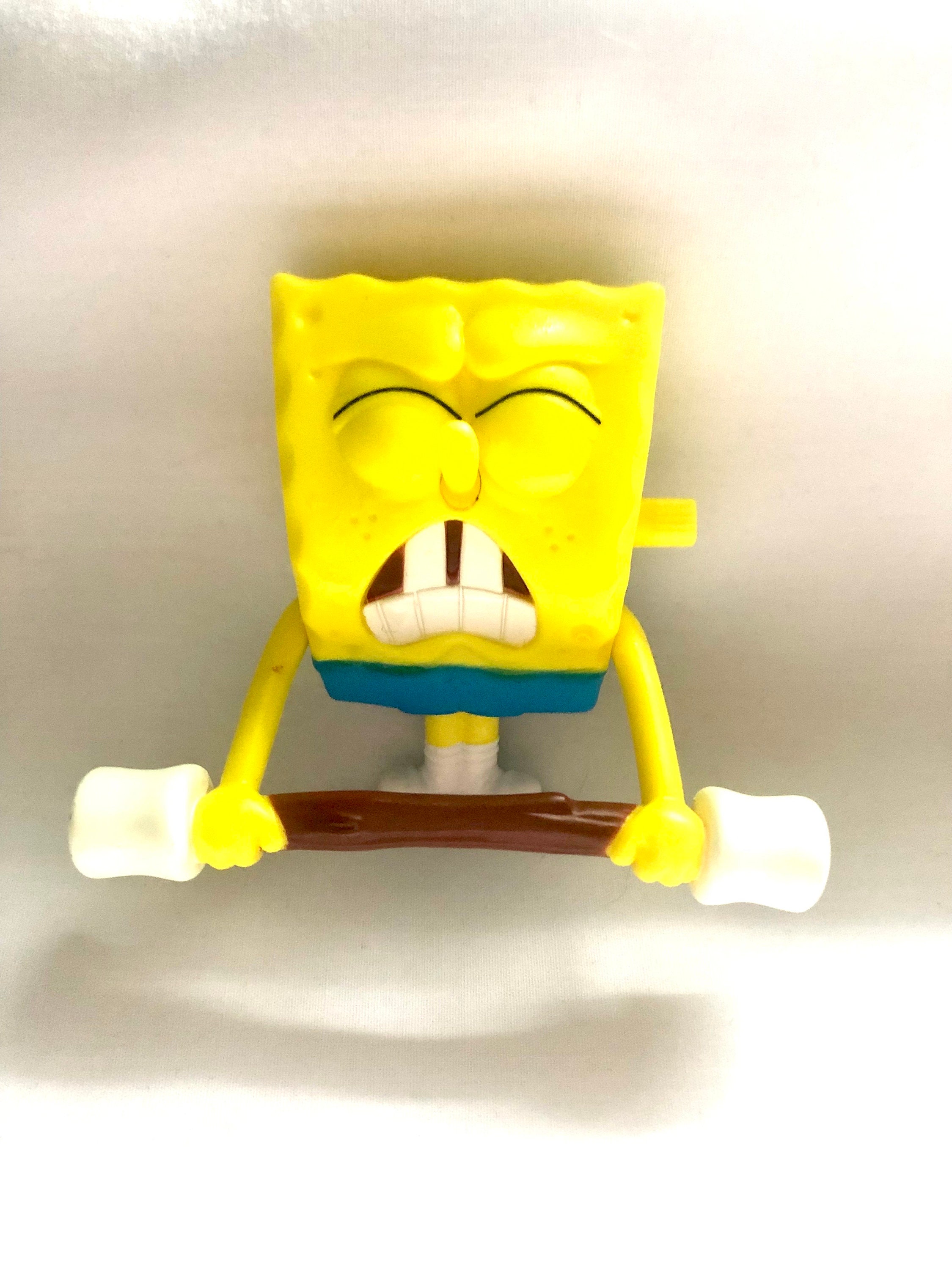 Spongebob Squarepants Weightlifter 3 1/4 Mcdonald Happy Meal Toy 2012 ...